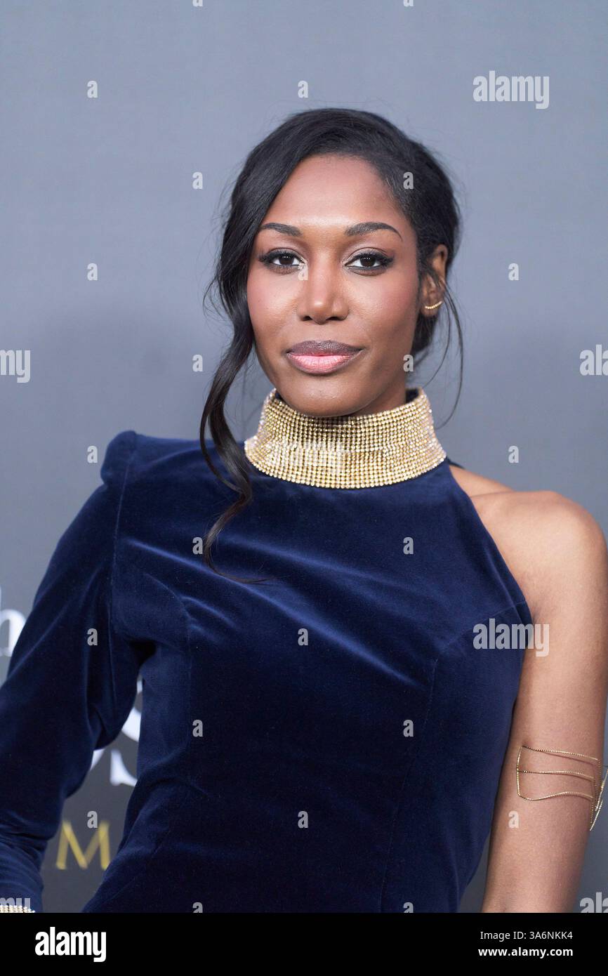 March 25, 2025, Madrid, Madrid, Spain: Amber Shana Williams attends â ...