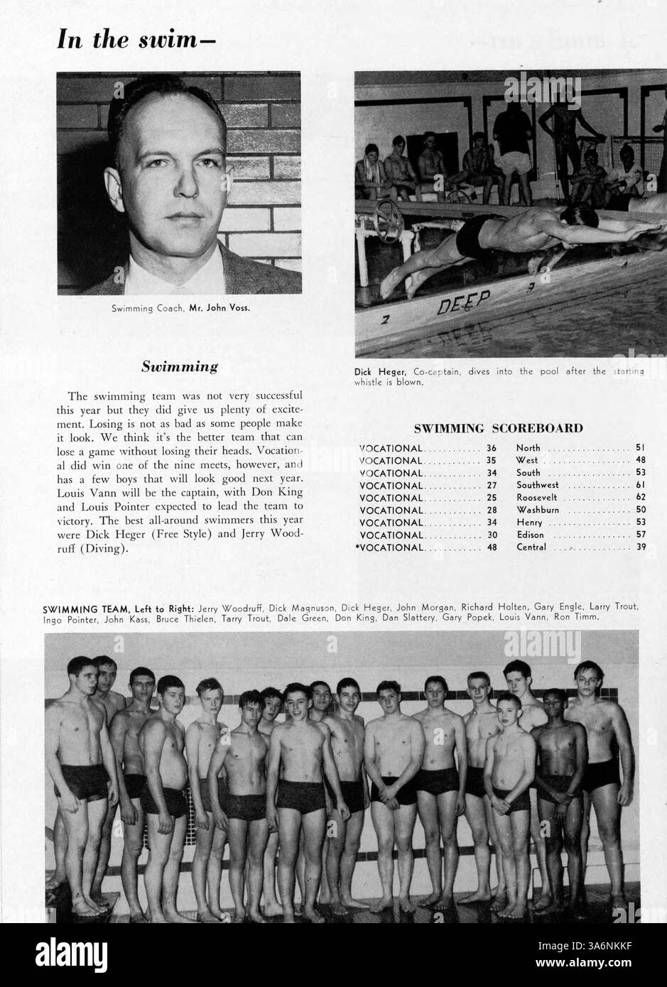 The 1961 'Tradewind' yearbook documents the key events, clubs ...