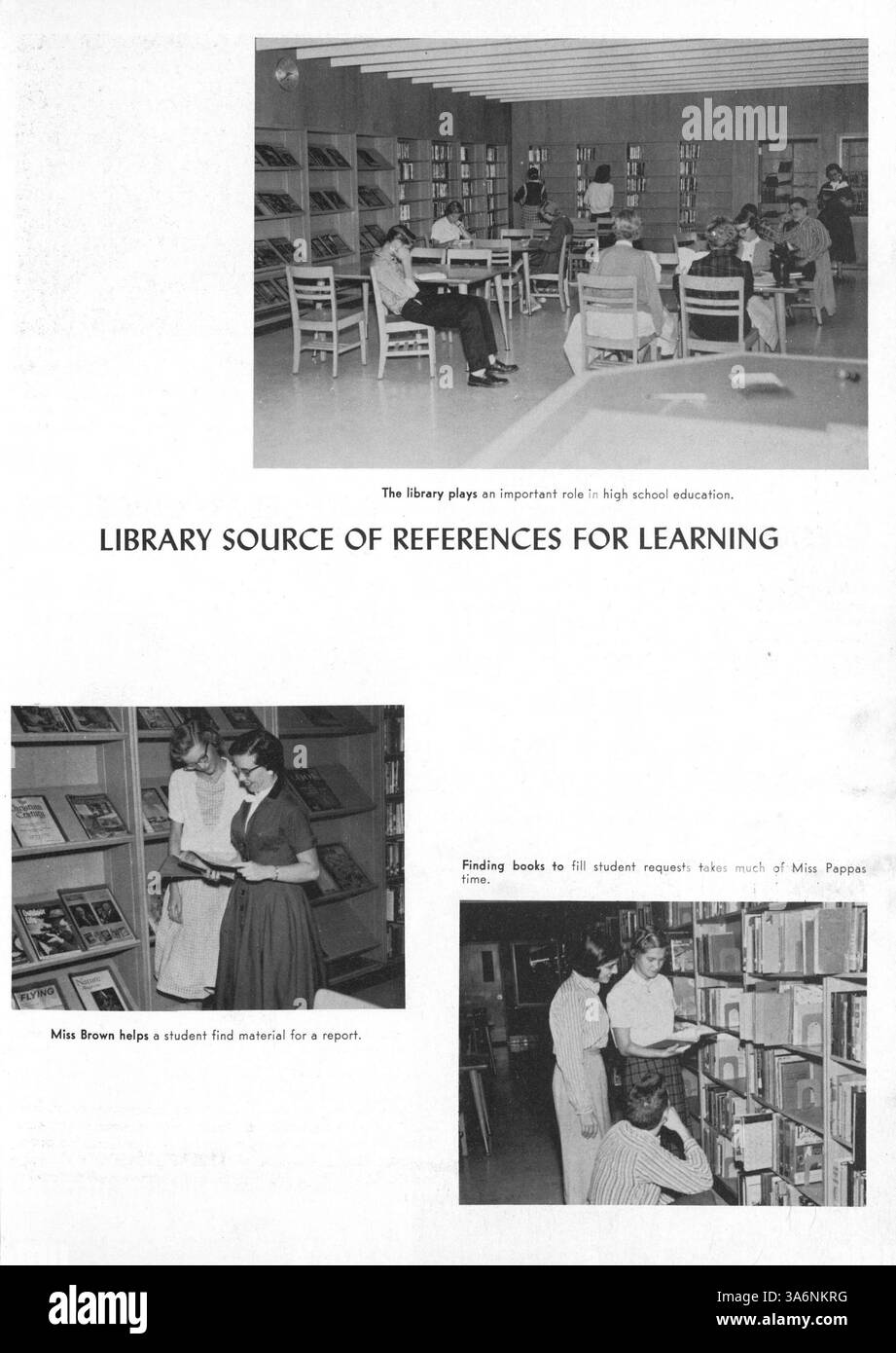This high school yearbook from 1958 documents the students, teachers ...