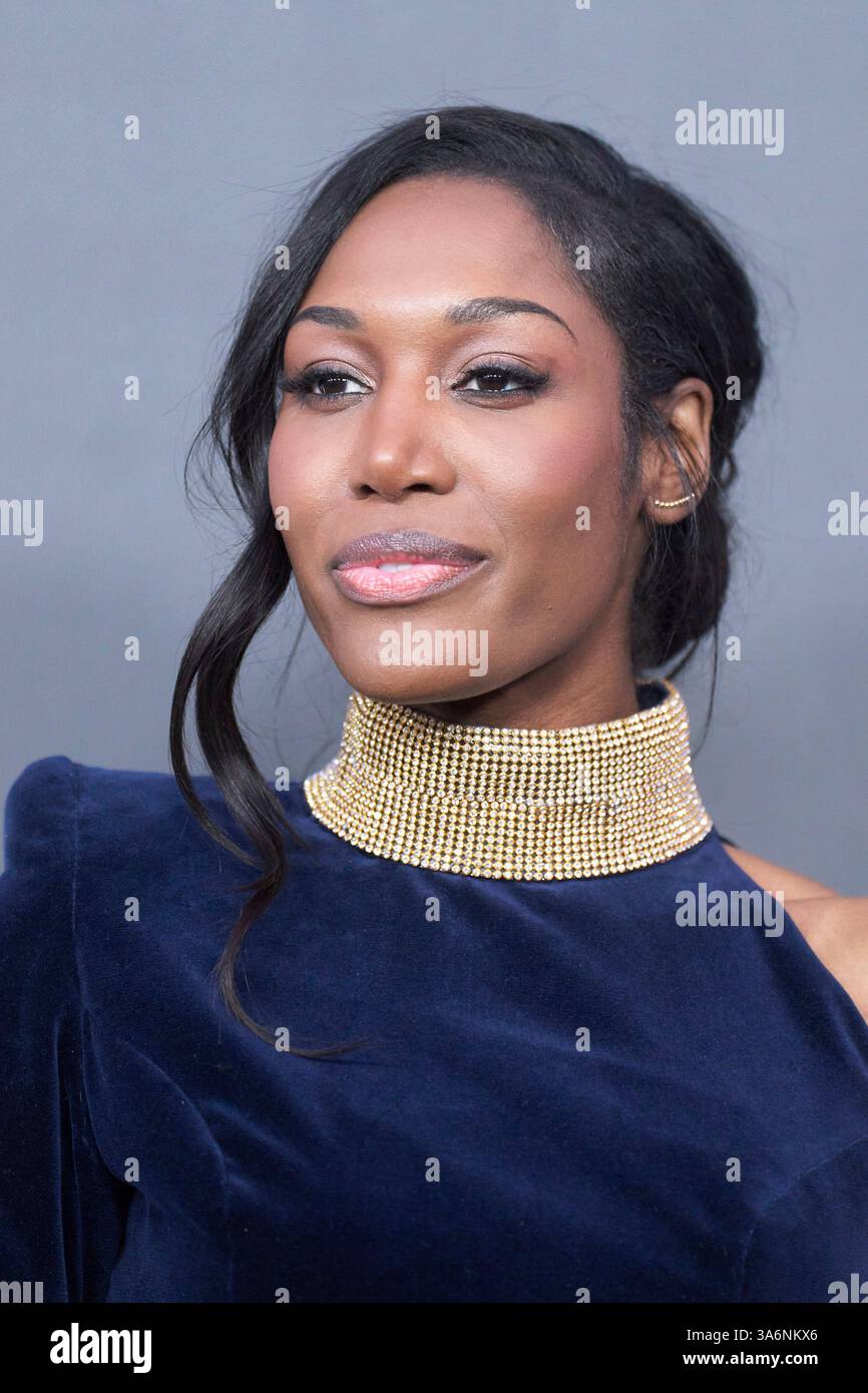 March 25, 2025, Madrid, Madrid, Spain: Amber Shana Williams attends â ...