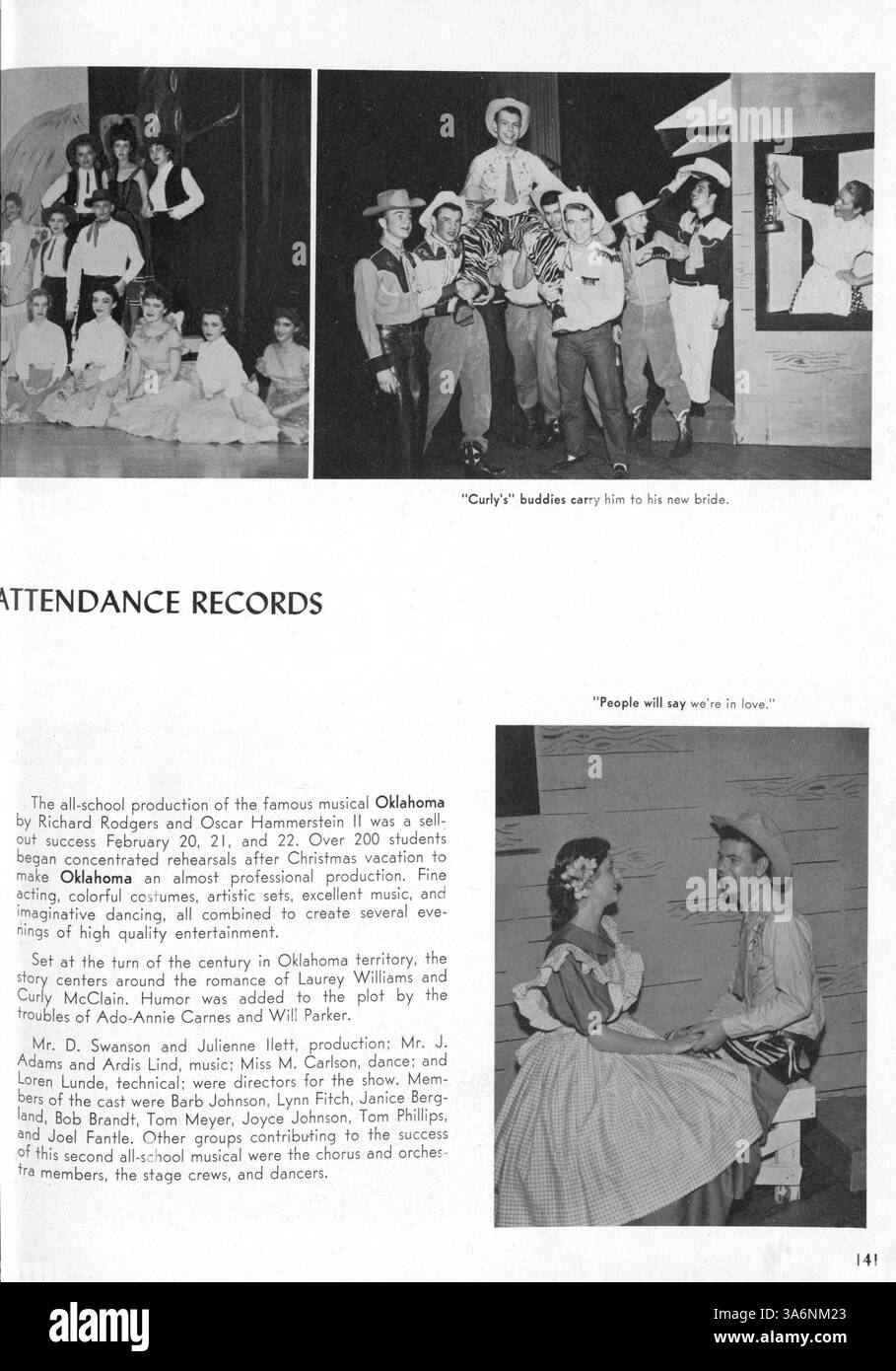 This high school yearbook from 1958 documents the students, faculty ...