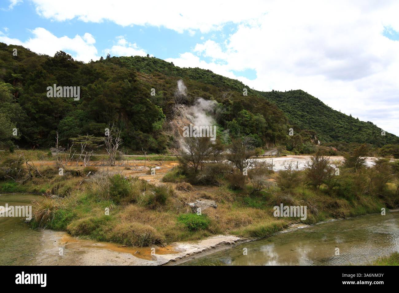 The Waimangu Volcanic Rift Valley is the hydrothermal system created on ...
