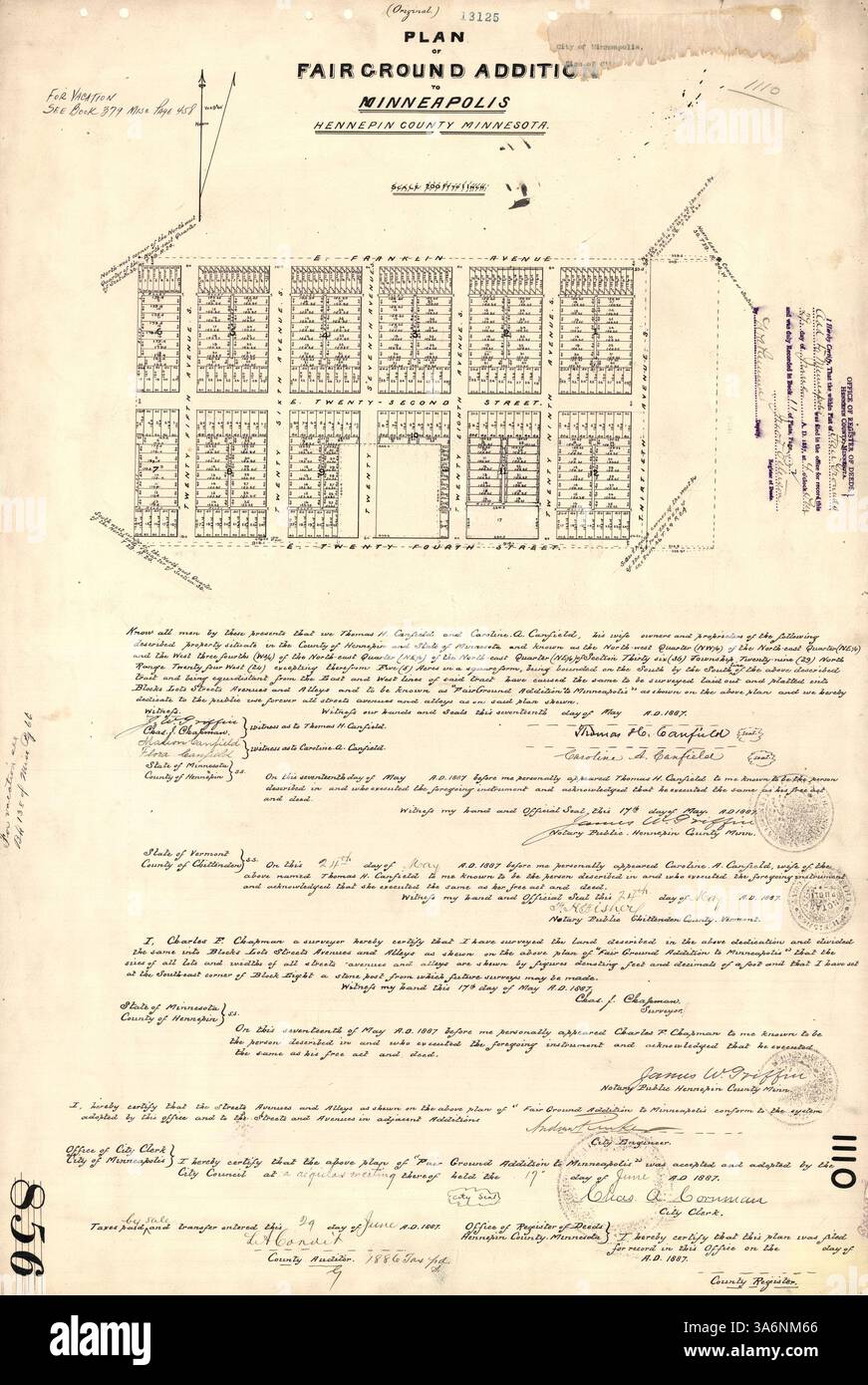 The Fairground Addition to Minneapolis is a detailed land use plan that ...