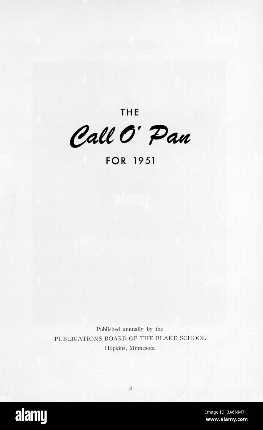 This high school yearbook from 1951 captures the essence of the Blake ...