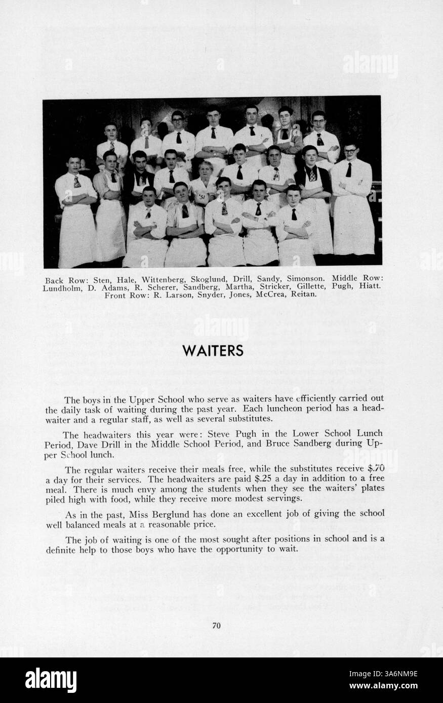 The 1951 Blake Yearbook documents the students, faculty, clubs, and ...