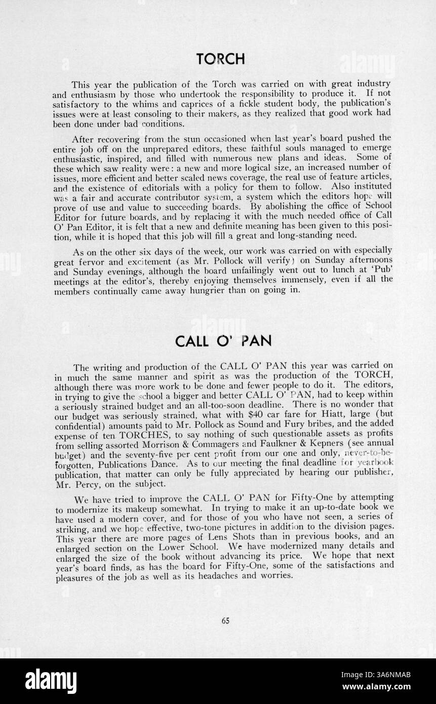 The 1951 Blake Yearbook details student life, faculty, athletic ...