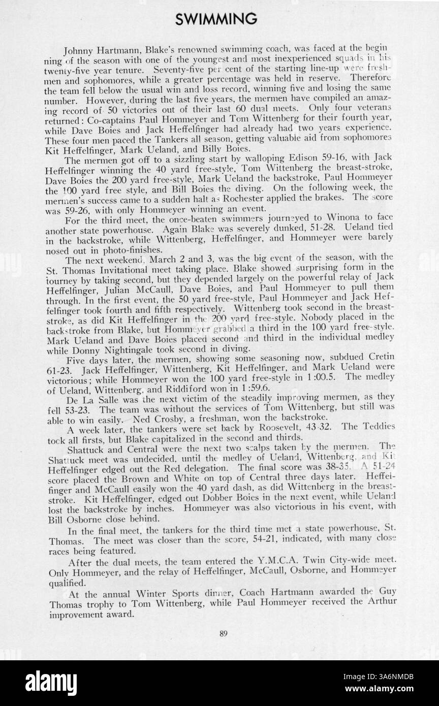 The 1951 Blake Yearbook highlights student and faculty contributions ...