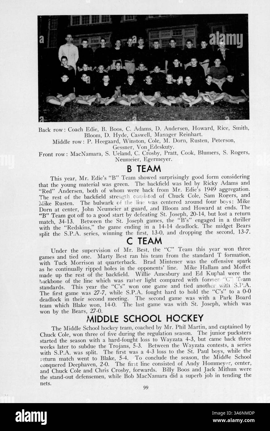 The 1951 Blake Yearbook features students, faculty, extracurricular activities, and significant ...