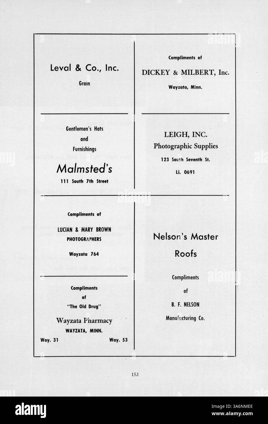 This blake yearbook from 1951 chronicles the significant events hi-res ...