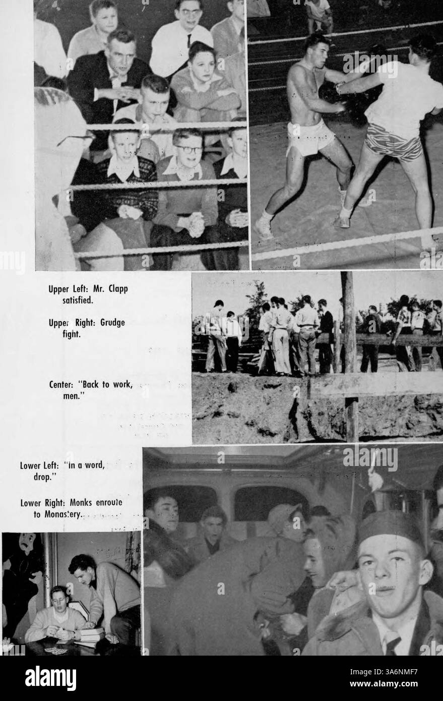 This 1951 blake yearbook records the activities hi-res stock ...