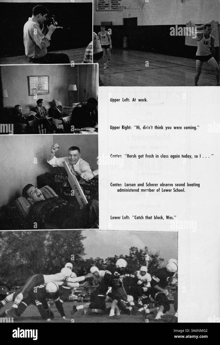 The 1951 Blake Yearbook highlights student life, academic activities ...