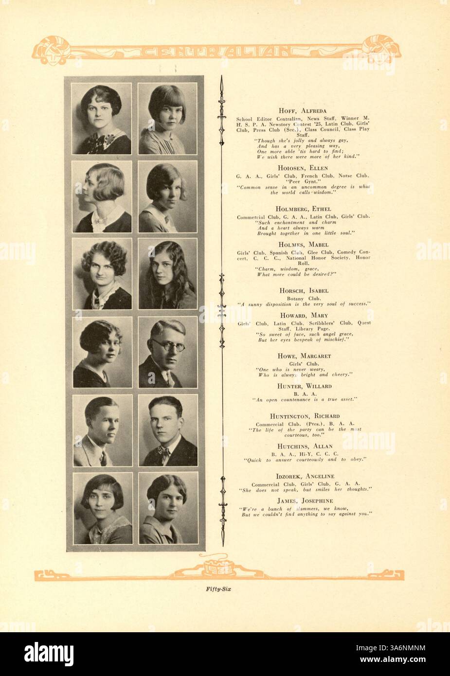 The 1926 Centralian Yearbook records the key events and student ...