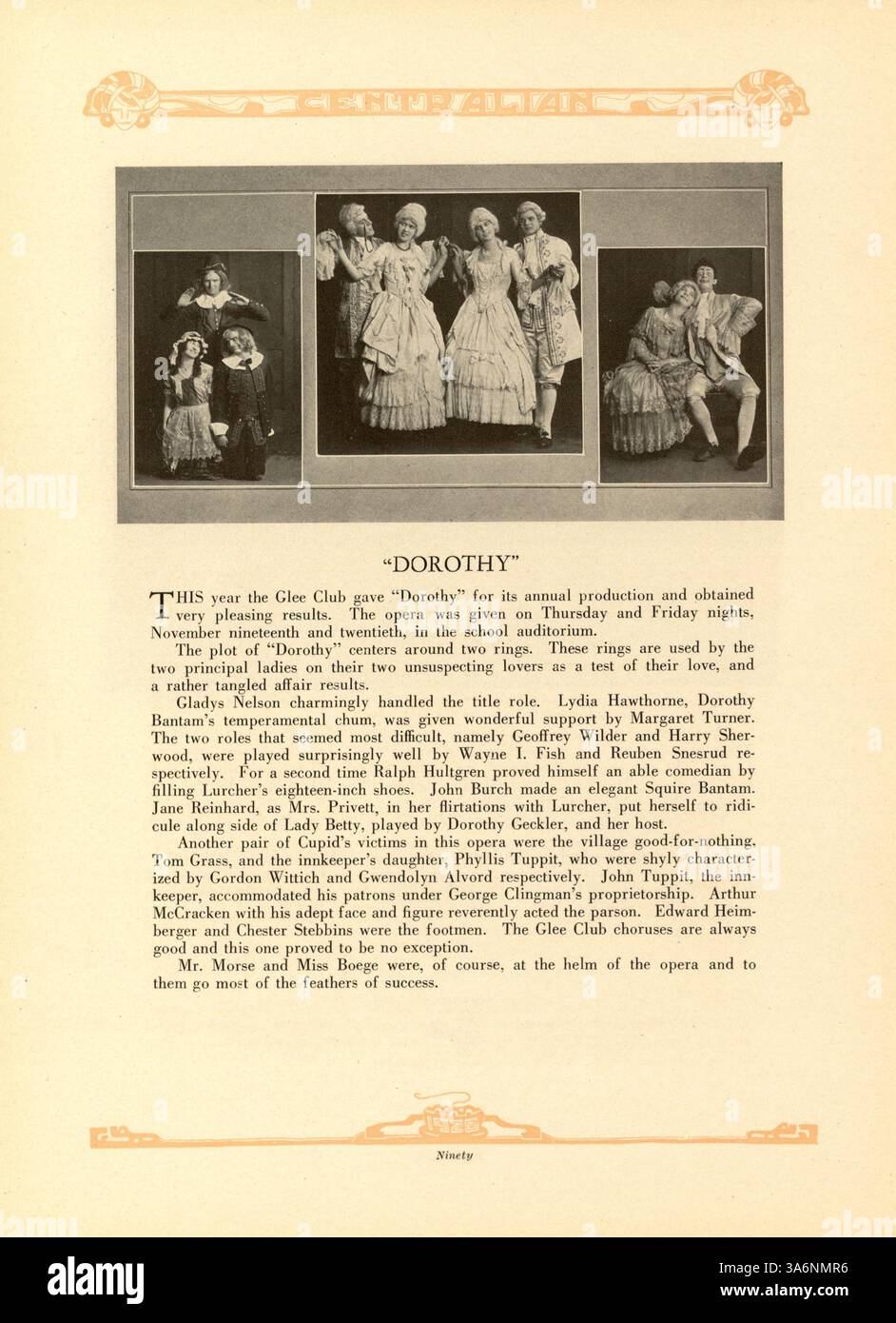 This 1926 edition of the Centralian Yearbook showcases student life at ...