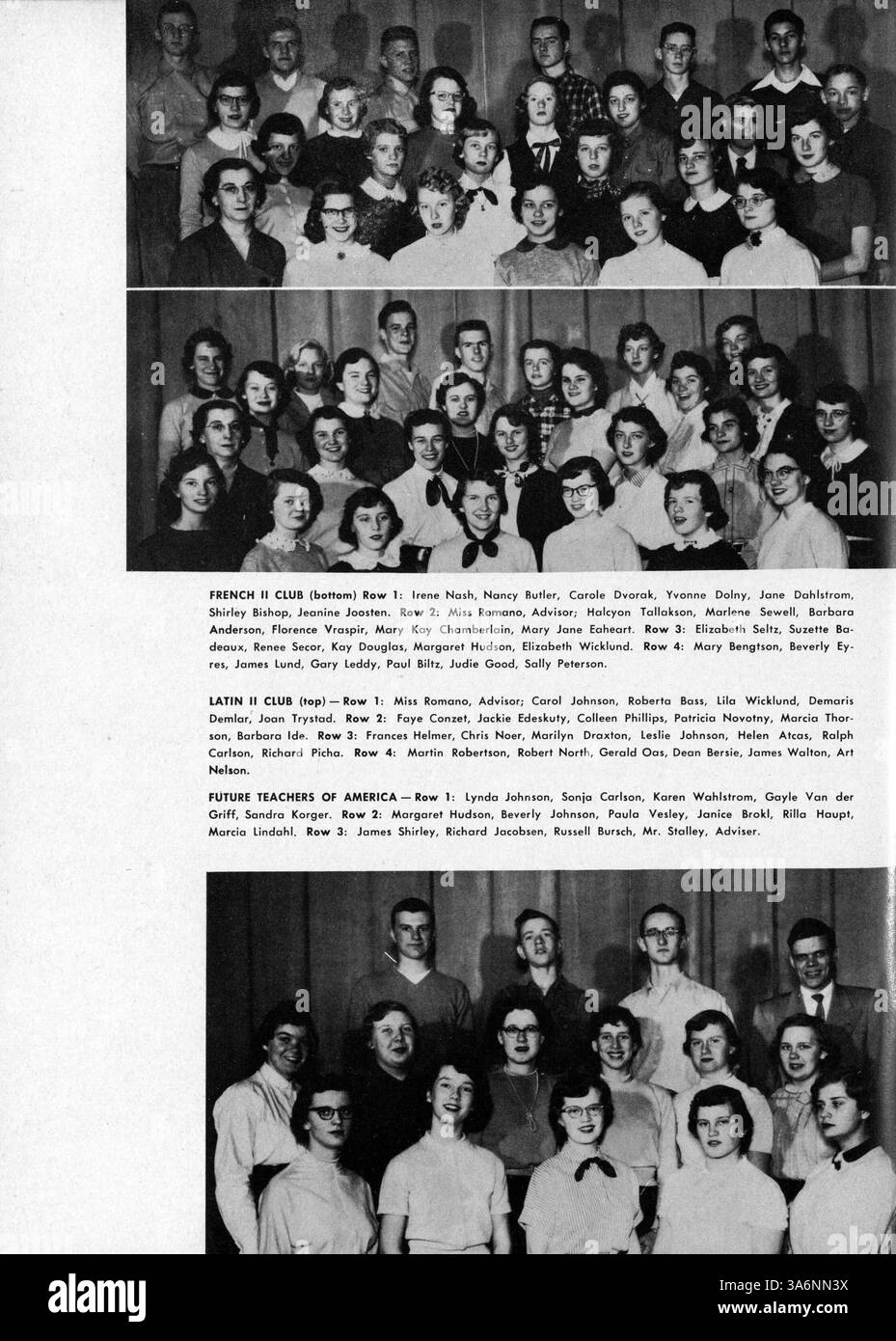 The 1954 Warrior Yearbook from Hopkins High School captures key events ...