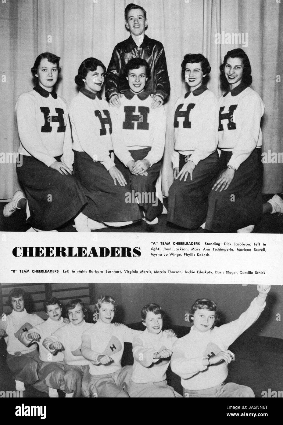 The 1954 Warrior Yearbook from Hopkins High School highlights key ...