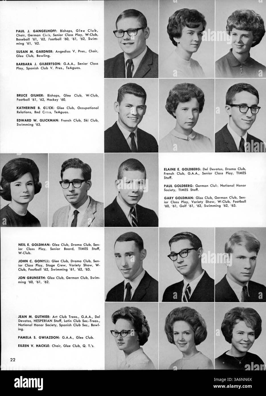 The Hesperian yearbook from West High School for the 1962-1963 year documents important events ...