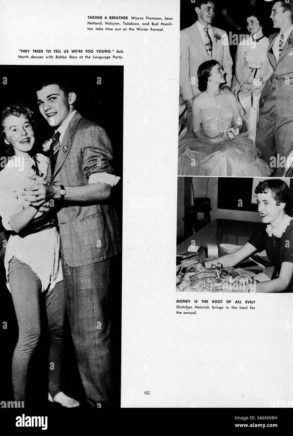 This yearbook from Hopkins High School (1954) covers the 1953-1954 ...