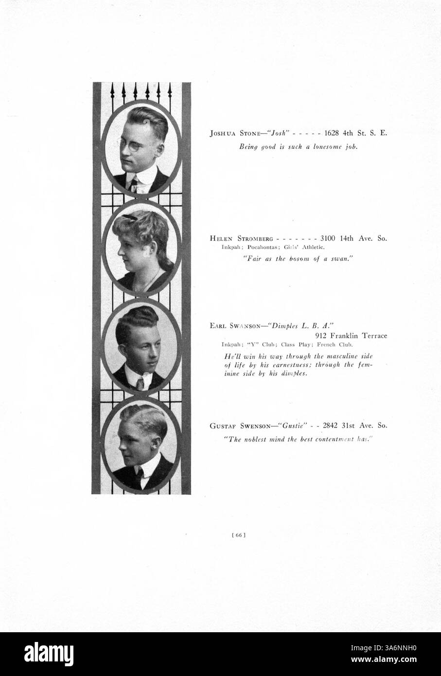 The 'Tiger 1916' yearbook from South High School provides a historical ...