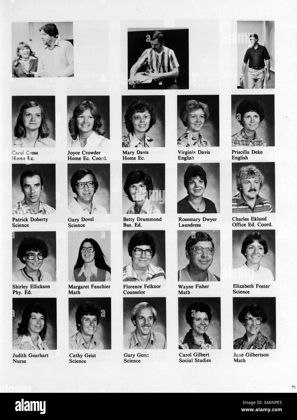 This 1979 yearbook from Park Center High School features student life ...