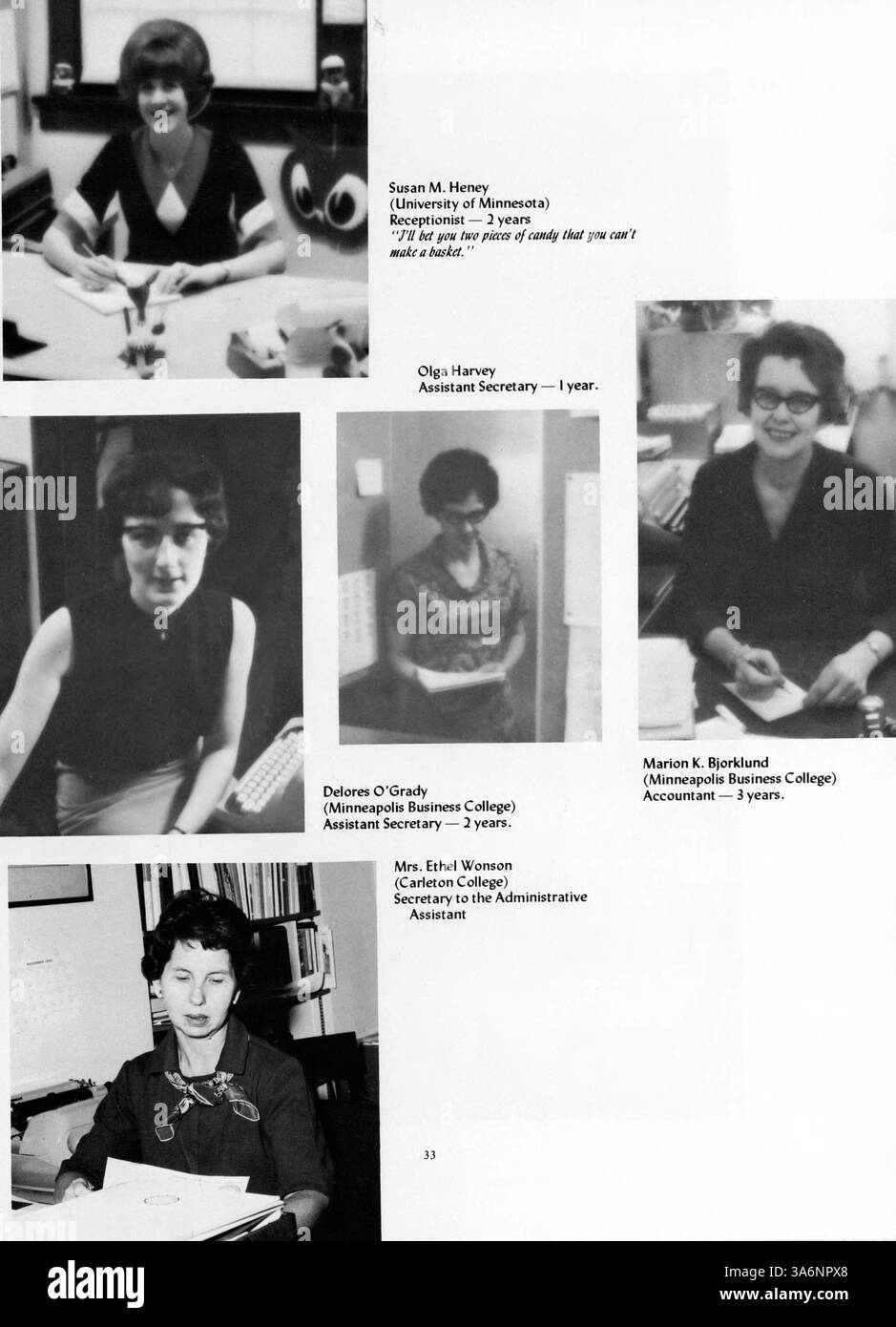 Faculty involvement in the 1967 1968 school year Black and White Stock ...