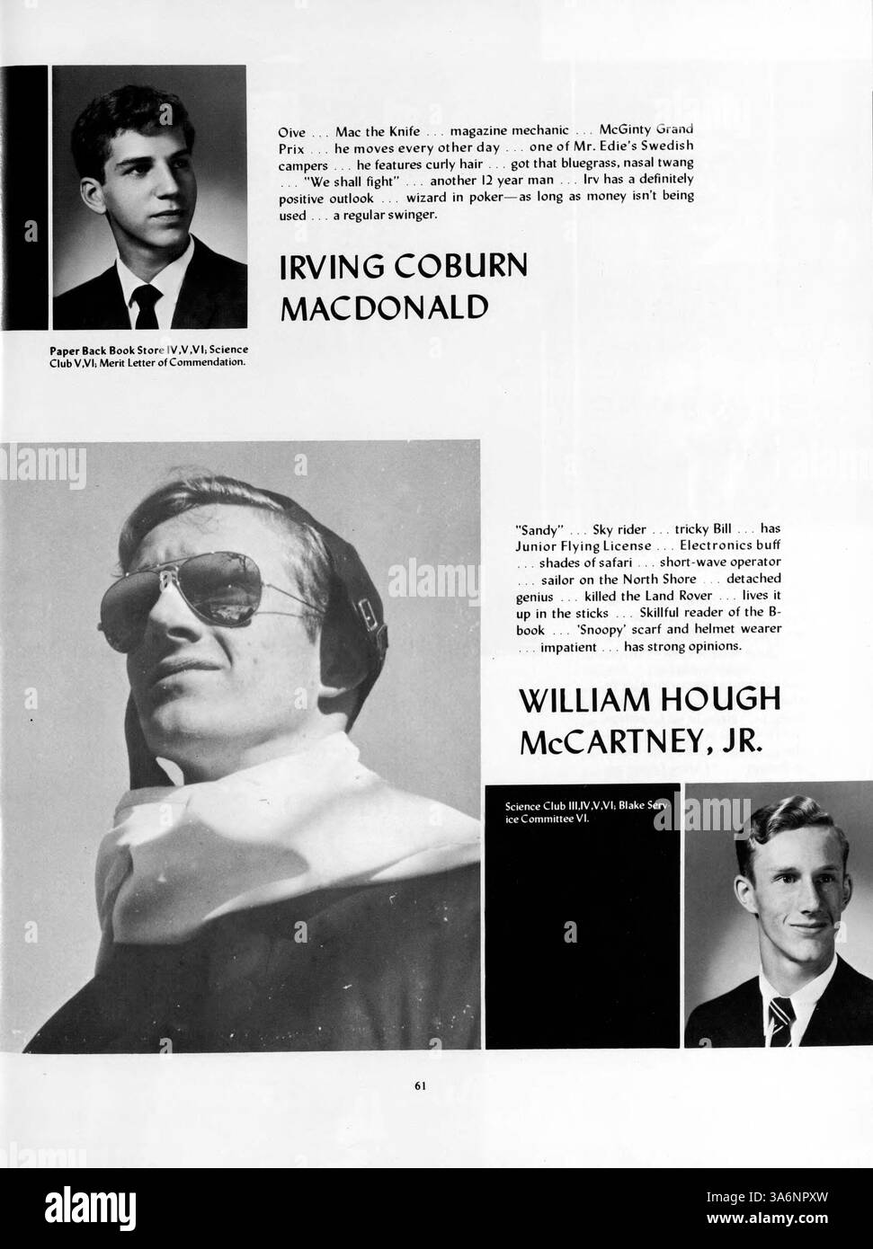Faculty involvement in the 1967 1968 school year Black and White Stock ...