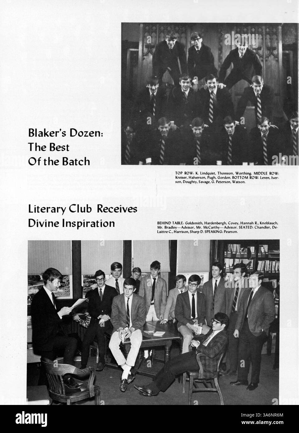This Blake Yearbook from 1968 showcases students, teachers, athletics ...