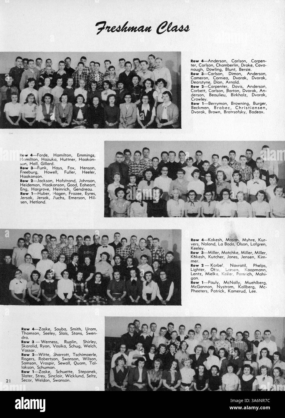 This 1950 hopkins high school yearbook highlights the students hi-res ...