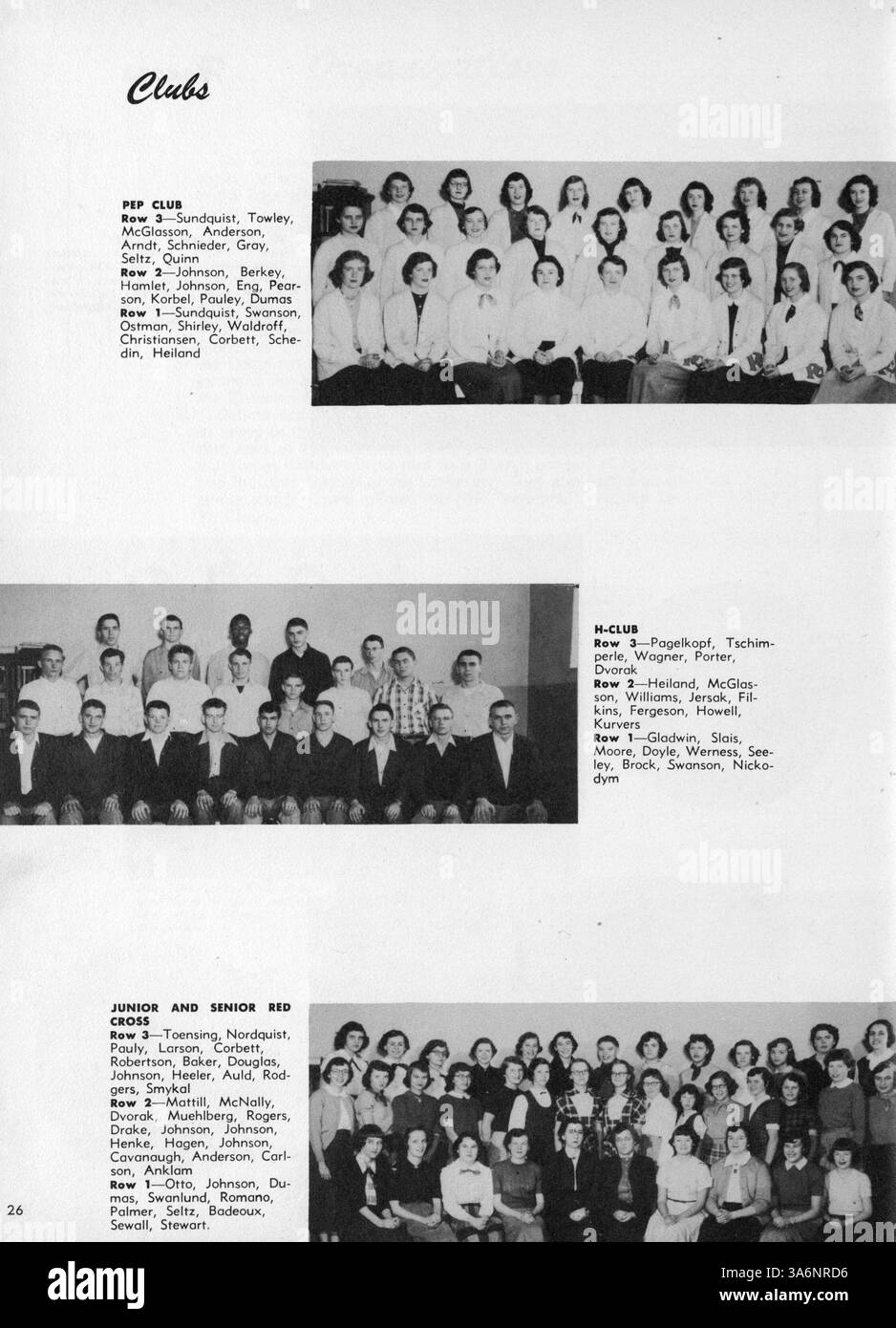 The 1951 edition of the 'Warriors' Yearbook from Hopkins High School ...