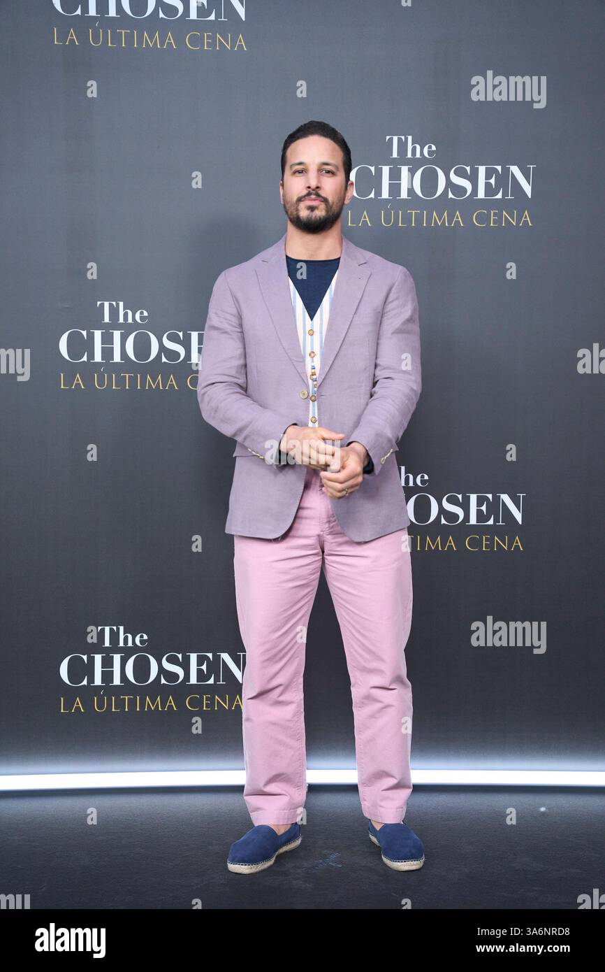 Alaa Safi attends 'The Chosen' European Premiere at Callao Cinema on ...