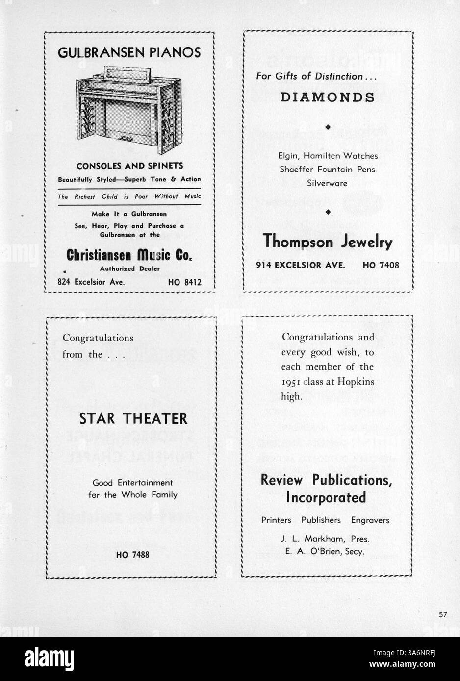 Yearbook from 1951 offers a detailed record of student life hi-res ...