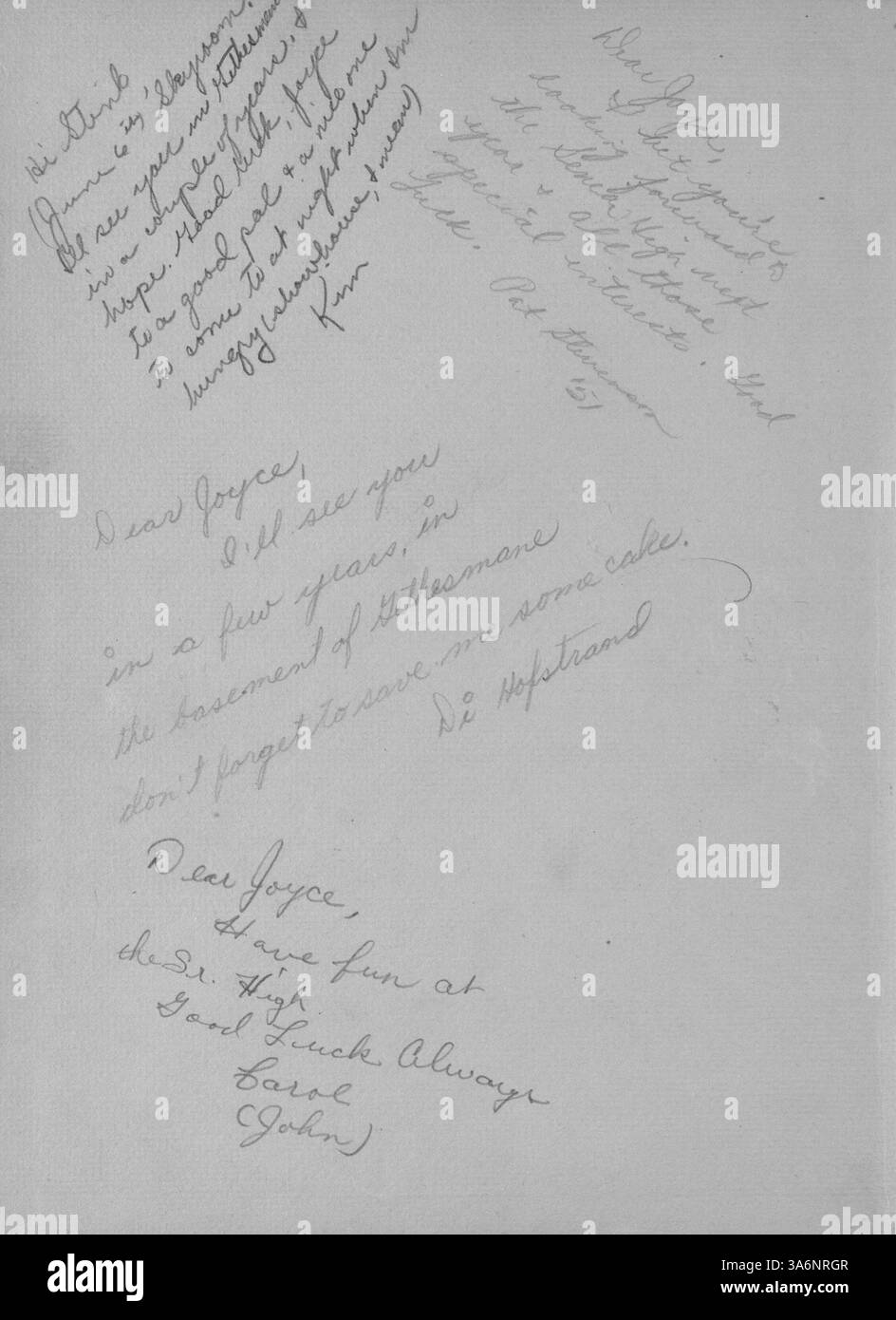 The 1951 blake yearbook records student achievements hi-res stock ...