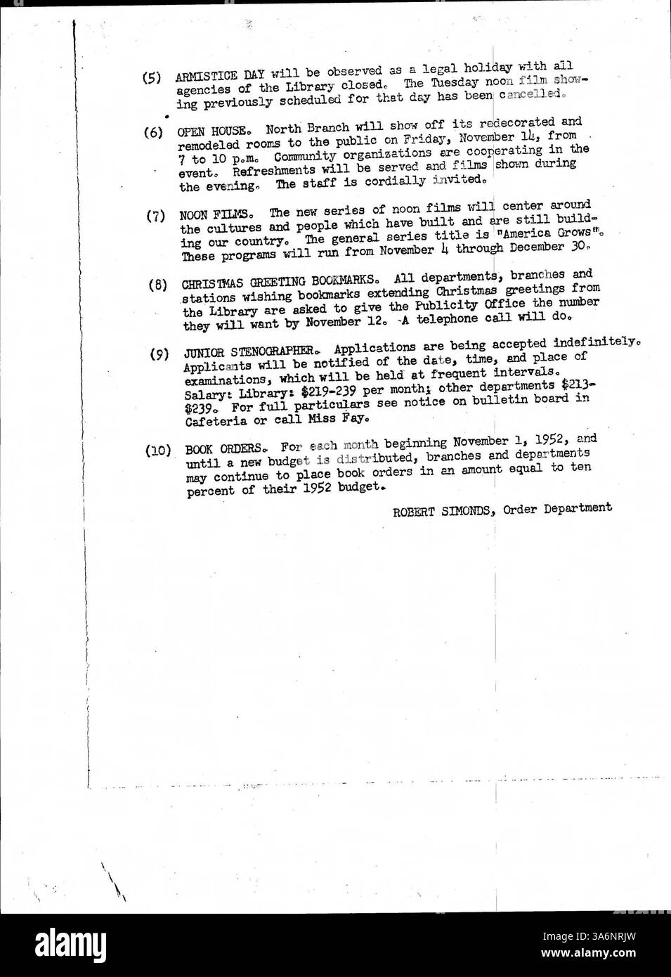 The 'Minneapolis Public Library Official Bulletin 1952' provides ...
