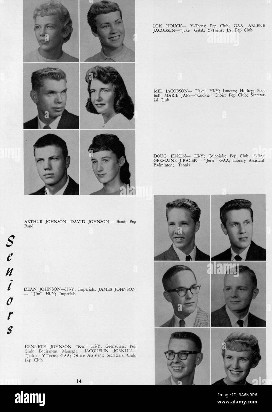 The 'Patrick Henry High Yearbook 1959; Orator 1959' captures student ...