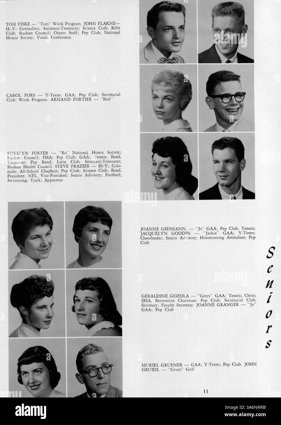 Serves as a historical record of the 1958 1959 school year hi-res stock ...
