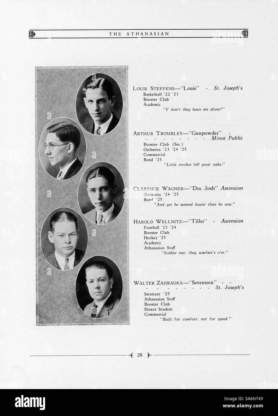 The 1925 De La Salle yearbook captures key moments from the school year, highlighting athletics ...