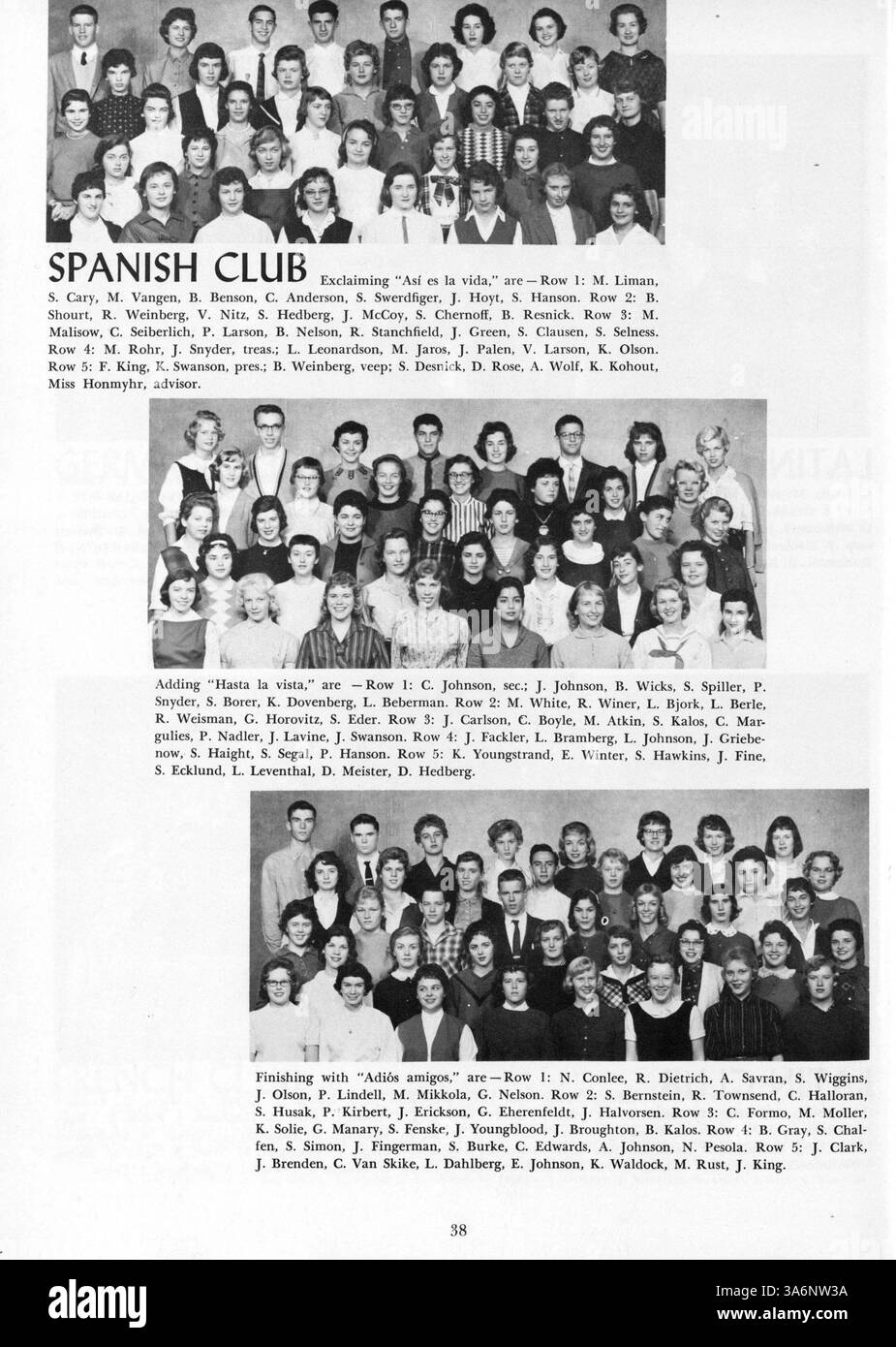 The 1959 Echowan Yearbook documents significant events at St. Louis ...