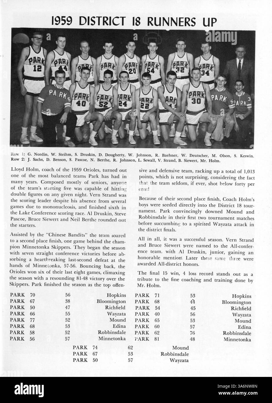 The 1959 Echowan yearbook captures the essence of the 1958-1959 school ...