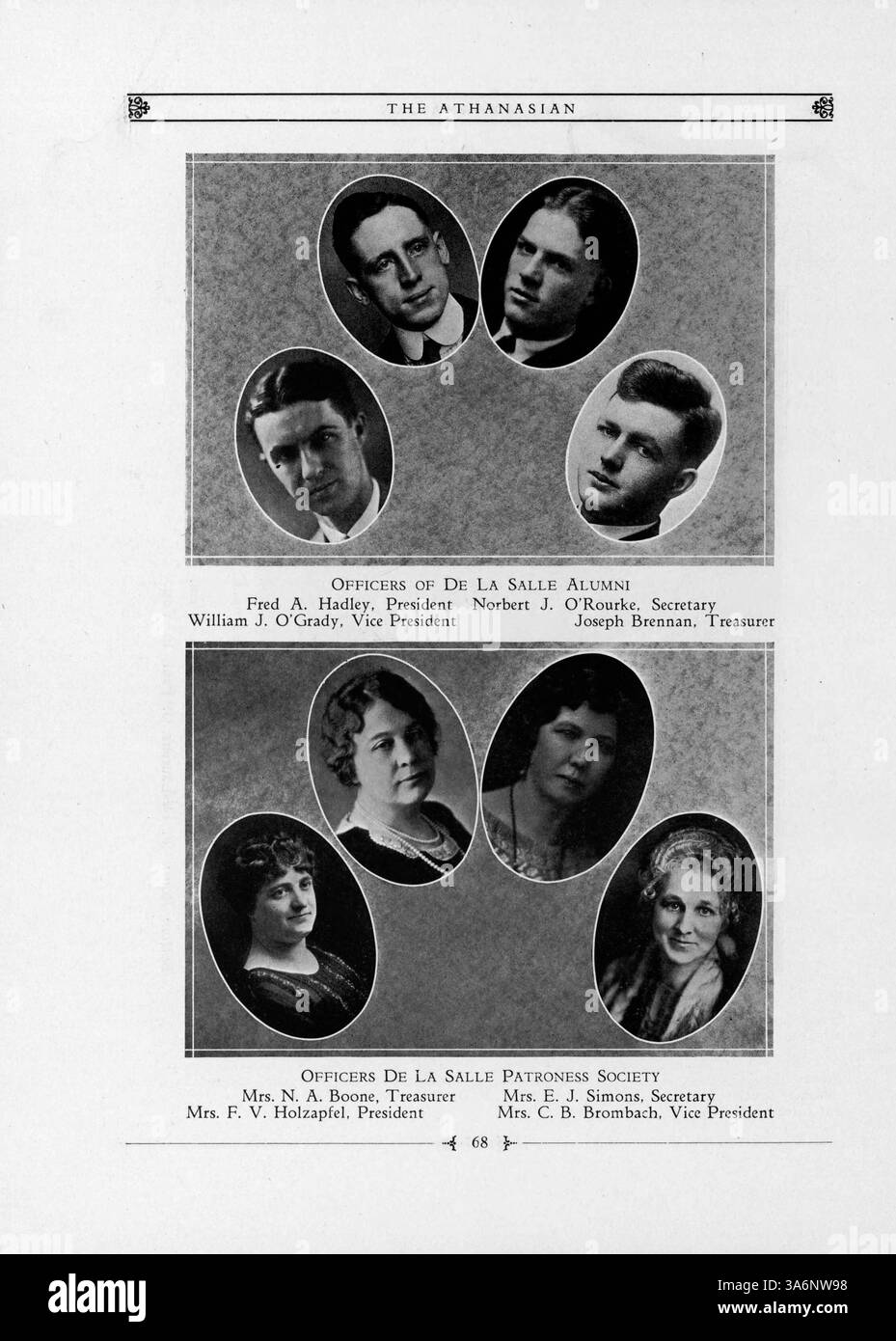 Student achievements throughout the 1924 1925 school year hi-res stock ...