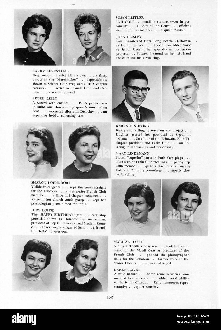 The 1959 Echowan yearbook highlights the students, teachers, athletics ...