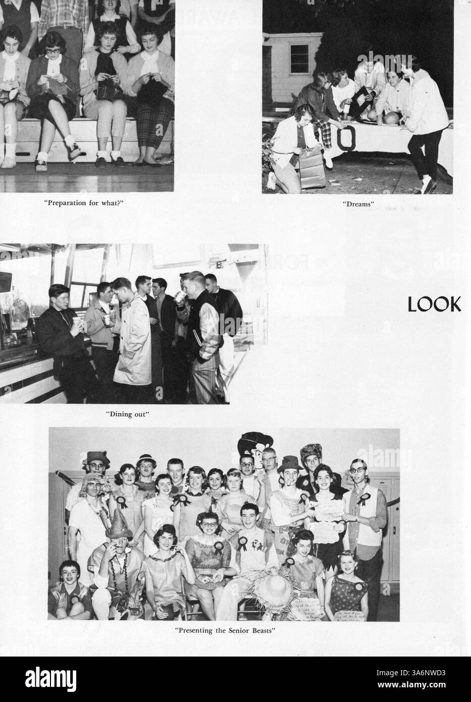 The 1959 Echowan yearbook captures the academic, extracurricular, and ...