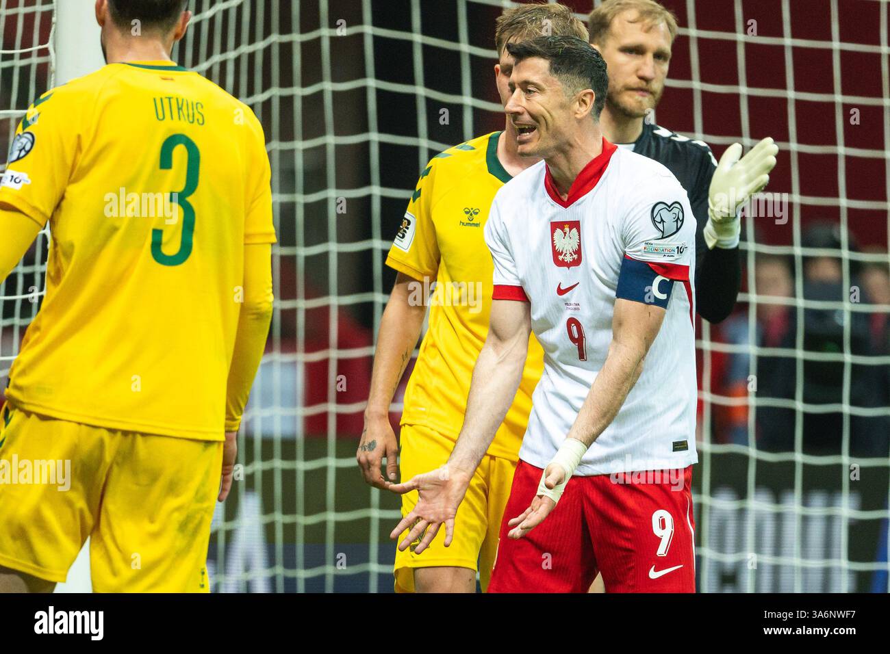 WARSAW, POLAND - MARCH 21, 2025: Qualifications for FIFA World ...