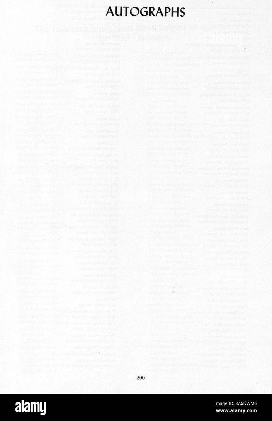 The 1959 Echowan yearbook provides a detailed record of the 1958-1959 ...