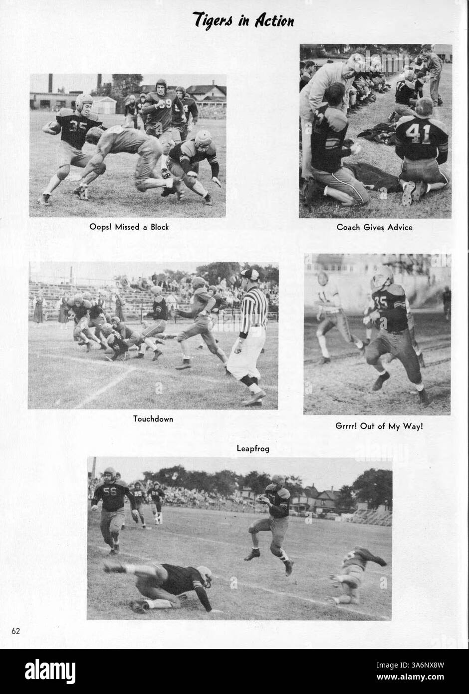 The 1954 South High 'Tiger' yearbook highlights the academic, athletic ...