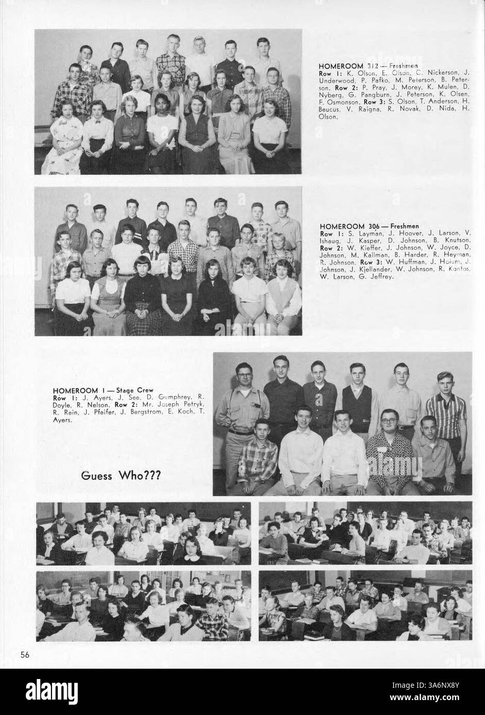 This 1954 edition of the South High 'Tiger' yearbook documents the ...