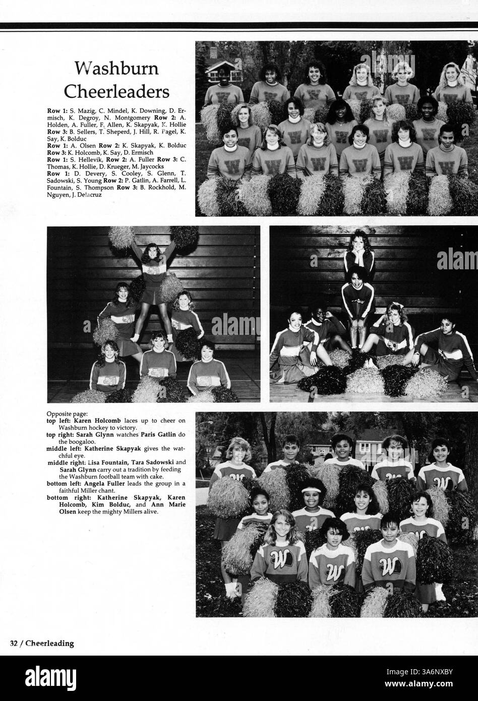 The 1987 Wahian yearbook chronicles Washburn High School’s key events ...