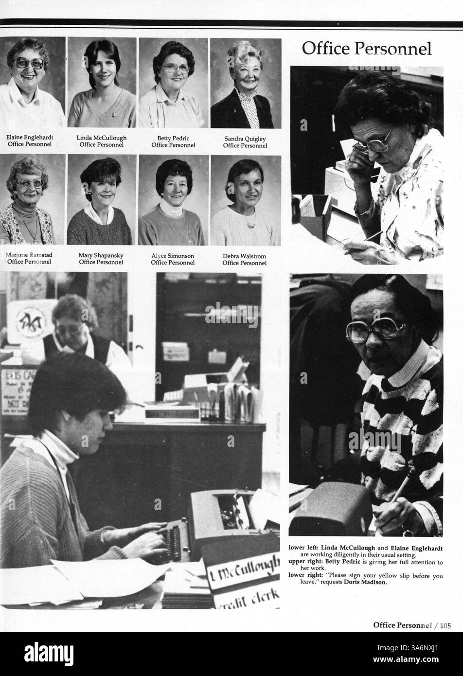 The 1987 Wahian yearbook from Washburn High School highlights students ...