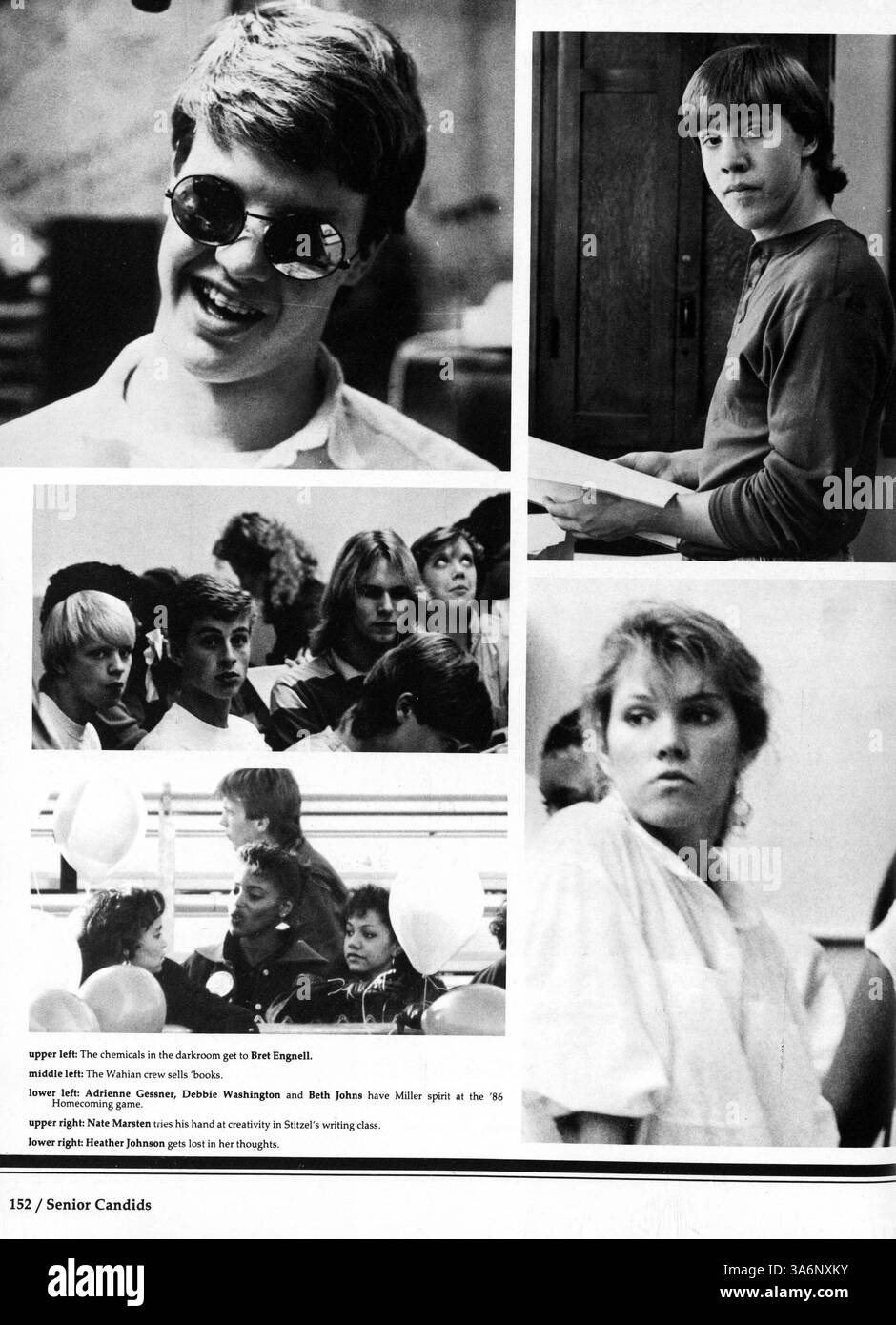 This 1987 wahian yearbook from washburn high school documents th hi-res ...