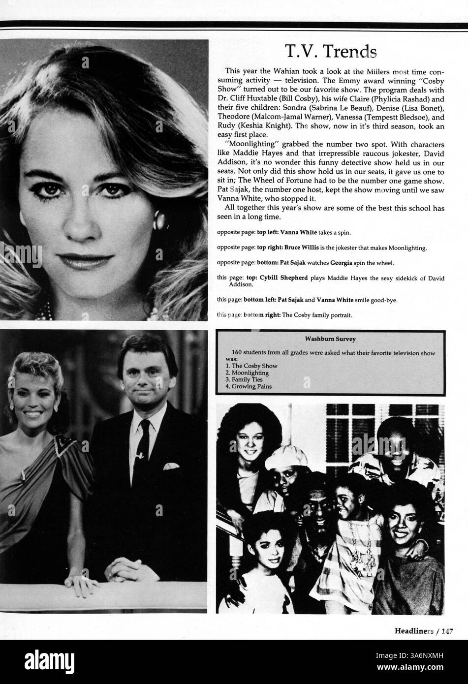 This 1987 Wahian yearbook from Washburn High captures key moments from the 1986-1987 school year ...