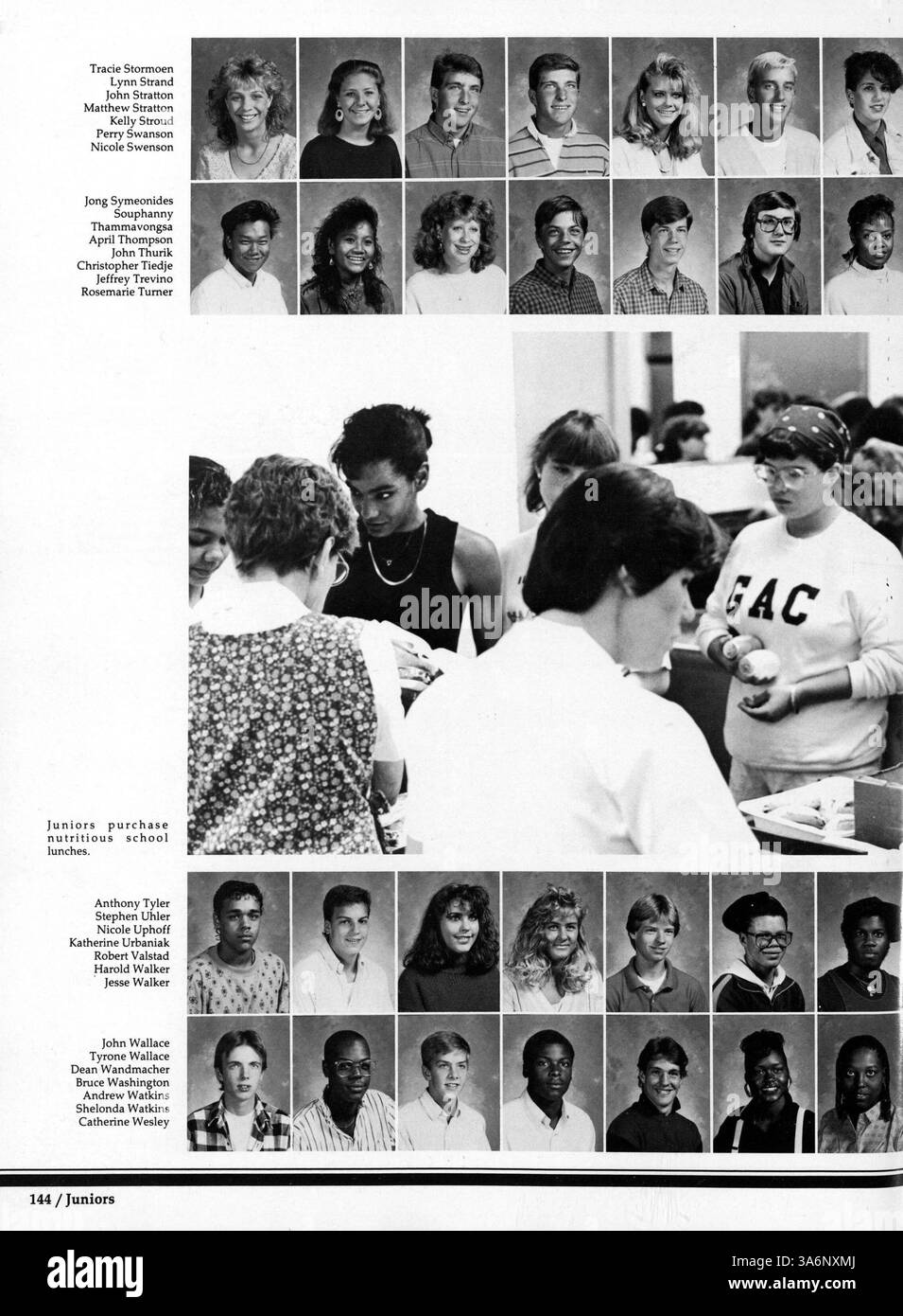 The 1987 Wahian yearbook from Washburn High captures significant ...
