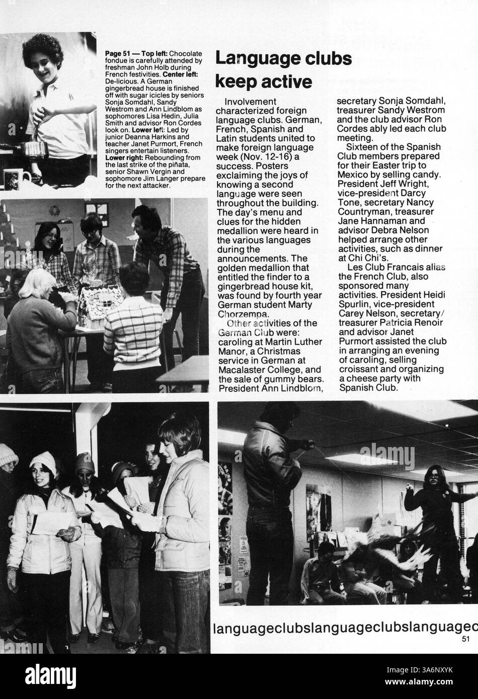 The 1980 jefferson high school yearbook captures key moments fro hi-res ...